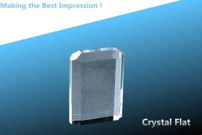 China blank crystal photo frame/blank crystal flat/blank crystal rectangle/crystal rectangle for sale