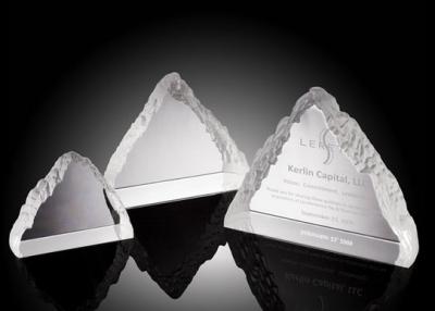 China 3d laser award/mount everest crystal award/3d laser engraving crystal award/iceberg award for sale