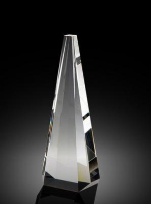 China pinnacle elite crystal award/pinnacle crystal award/2d 3d laser engraving tower trophy for sale