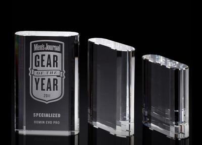 China crystal awards/crystal book trophy/blank crystal book/3d laser engraving crystal award for sale
