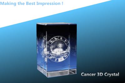 China CANCER 3D Crystal/3D LASER ENGRAVING CRYSTAL BOX/3D CRYSTAL CUBE/CRYSTAL CUT CORNER CUBE for sale