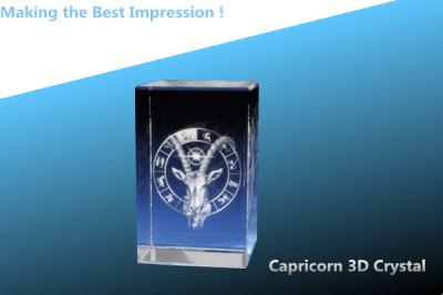 China Capricorn 3D Crystal/3D CRYSTAL RECTANGLE/3D LASER CRYSTAL LBR/CRYSTAL BEVELED RECTANGLE for sale