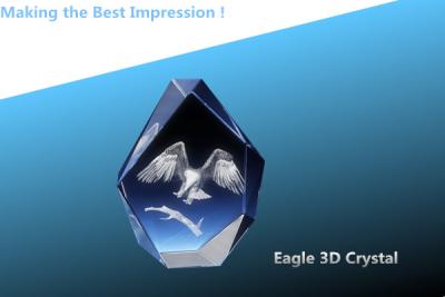 China EAGLE 3D CRYSTAL PRESTIGE/3D LASER EAGLE CRYSTAL AWARD/3D LASER ENGRAVING CRYSTAL TROPHY for sale