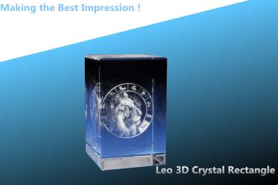 China leo 2d crystal/leo 3d crystal rectangle/3d laser crystal block/3d laser crystal train for sale