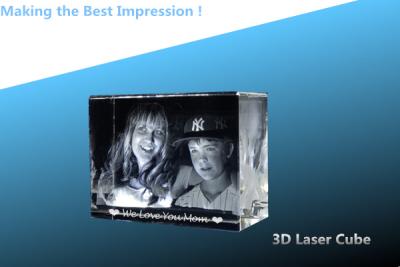 China Mother's Day Train/3D LASER CUBE/BLANK CRYSTAL RECTANGLE/BLANK CRYSTAL train/crystal cube for sale