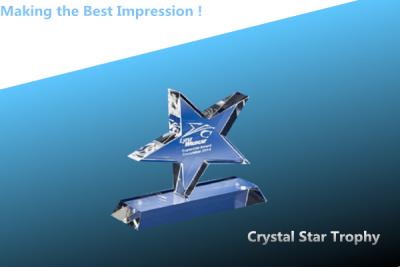 China CRYSTAL STAR AWARD/CRYSTAL STAR TROPHY/2D CRYSTAL STAR/BLANK CRYSTAL STAR AWARD/3D AWARD for sale
