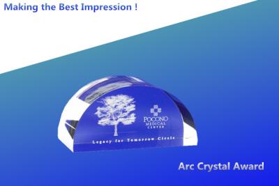 China Arc CRYSTAL award/3D laser crystal arc trophy/3D CRYSTAL AWARD/CRYSTAL 3D AWARD/CRYSTAL 9K for sale