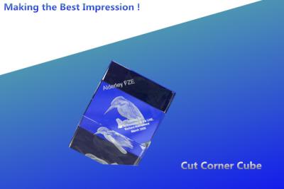 China 3D LASER CRYSTAL CUT CORNER CUBE/BLANK CRYSTAL CUT CORNER CUBE/CRYSTAL 3D LASER CUBE for sale