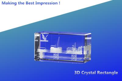 China 3d crystal rectangle/crystal 3d laser engraving cube/blank crystal blocks/blank 3d crystal for sale