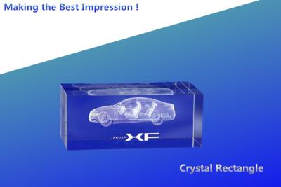 China LRB CRYSTAL RECTANGLE/crystal 3d rectangle/3d crystal bevelled rectangle/blank rectangle for sale