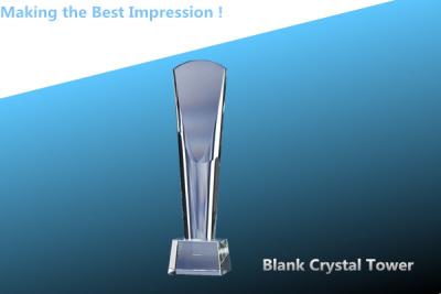 China crystal awards/crystal 2d awards/2d crystal award/blank crystal tower/3d laser engraving for sale