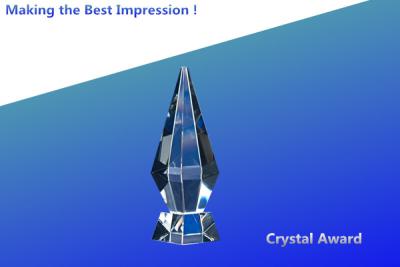 China crystal tower diamond awards/tower crystal awards/3d crystal tower/blank tower crystal for sale