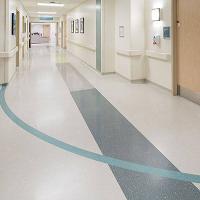 China 3.0mm Hospital Rubber Flooring for sale