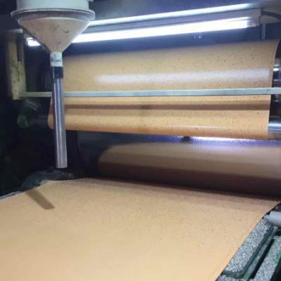 China 15x1.22m Smooth Rubber Flooring Rolls , Shock Absorbing Rubber Flooring for sale