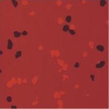 China Red 8mm Thick Rubber Flooring Rolls Flame Retardant for sale