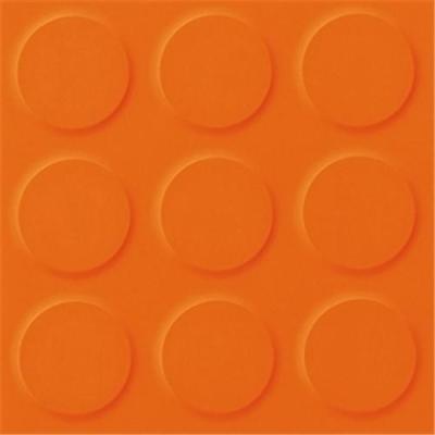 China Anti Slip Colourful Rubber Coin Grip Flooring Strong Protective Performance for sale