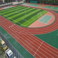 China Odorless Rubber Race Track Good Corrosion Resistance for sale