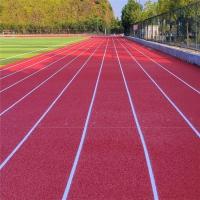 China Eco Friendly Rubber Athletic Track , Rubber Stadium Running Track for sale