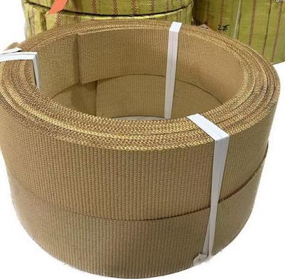 China Asbestos-Free Woven Brake Lining for Mooring Winches - 100-200°C Temperature Range with 0.30-0.65 Friction Coefficient for sale