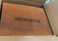 China Non Asbestos Woven Brake Block Material Brass Wire Reinforced for Drilling Well 10kg for sale