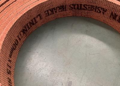 China Industrial Woven Brake Lining Roll with 0.40-0.65 Friction Coefficient and 100-200°C Temperature Range for sale