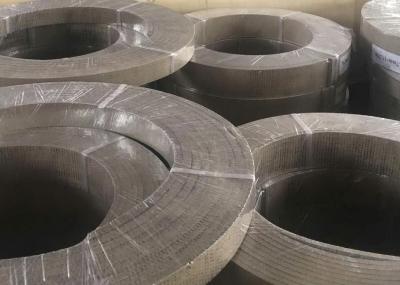 China Wire Backed Woven Asbestos Brake Lining Roll 600mm Width 4-35mm Thickness for Industrial Machinery for sale