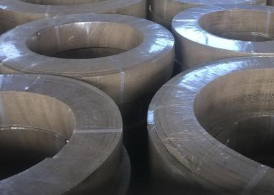China Grinded Woven Brake Lining Material 4-35mm Thickness, 50-500mm Width, Asbestos-Free Industrial Grade for sale