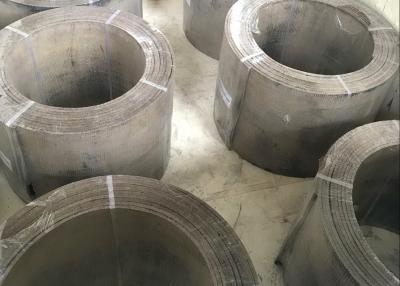 China Copper Wire Woven Brake Lining Material 4-35mm Thickness for Elevator Windlass Oil Drilling Machinery for sale