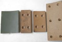 China Special Shape Industrial Brake Lining with HRL50-90 Hardness and 55 N/mm² Bending Strength for Heavy Machinery for sale