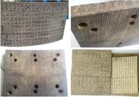China Woven Brake Block Material 4-35mm Thickness with Resin & Brass Wire for Industrial Machinery for sale
