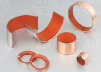 China Hydraulic Oil-Free Self-Lubricating Bronze Bushings with PTFE Polymer for High-Duty Applications for sale