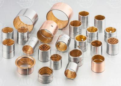 China Oilless Composite Bronze Bushings with Steel Backing - Self-Lubricating Bearings for Oil-Free Applications for sale