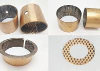 China JS-09G Embedded Graphites Bronze-Wrapped Oil-Free Bushing with 91.3% Cu Content for Construction Machinery for sale