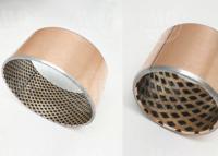 China JS-08G Oilless Embed Graphites Steel-Wrapped Bearing Bushings 9-11% Lead & Tin Content High Heat Dissipation for sale