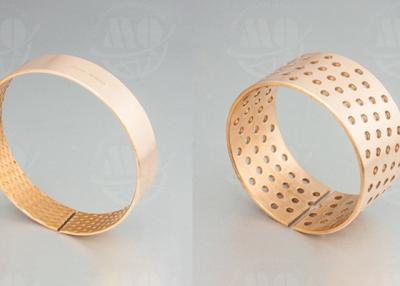 China MQ-091 High Strength Oil Free Bronze Bushings 68% Copper Steel Backed Bearing for Industrial Applications for sale