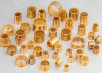China Low Noise Oil Impregnated Bronze Bushings Self Lubricating Bearing 200 N/mm² Load Capacity 0.3 m/s Speed for sale