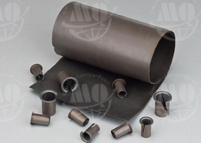 China PTFE Bronze Bushing 0.48mm Oil-Free Anti-Wear Self-Lubricating Bushing for Industrial Applications for sale
