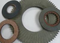 China Non Asbestos Industrial Brake Lining Friction Sheet Teeth Disc 200mm x 20mm for sale