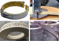 China Flexible Brake Band Lining with Brass Wire Reinforced Woven Roll for Industrial Machinery for sale