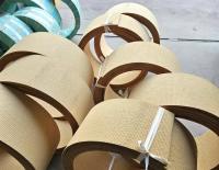 China Drawworks Woven Brake Lining Roll with Brass Wire Inside for Windlass Friction Lining for sale