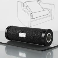 China 100mm width friction roll black high friction coefficient roll designed for paper converting and printing industries for sale