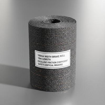 China Non-Asbestos Brake Lining Roll 10m x 100mm High Friction -40°C to 300°C ISO9001 for sale