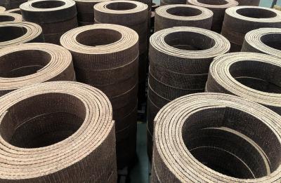 China Woven Industrial Friction Lining Resin Brake Lining Material 4mm-35mm with Brass Wires for sale