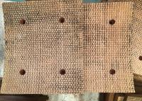 China Oil Well Drilling Brake Block Friction Woven Brake Lining 25.4mm 30mm Thickness for sale