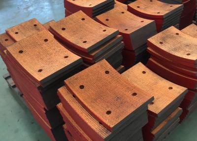 China Non Asbestos Woven Brake Blocks 200°C Friction Linings for Industrial Machinery for sale