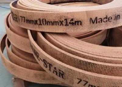 China Asbestos-Free Woven Brake Roll Lining 35mm Thickness with Brass Wire for Sugar Mills & Industrial Machinery for sale