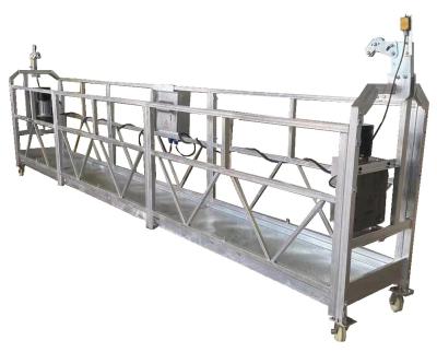 China 630kg Rope Suspended Platform Hot Galvanized Steel For Maintenance for sale