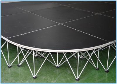 China Concert Mobile Portable 60cm Modular Stage Platform With Folding Riser for sale