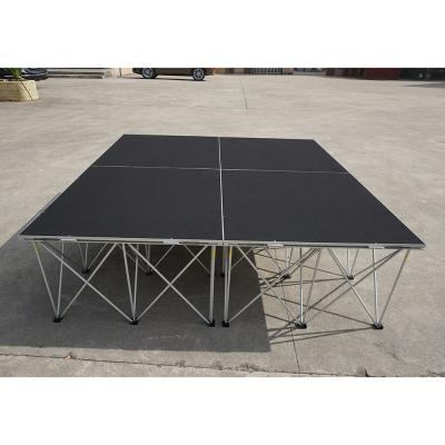 China 18mm Mobile Folding Wedding Party 20cm Portable Stage Platform for sale