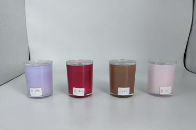 China Stained glass cup candles for sale